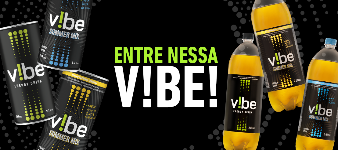 Vibe Energy Drink | Um energético para te acompanhar em qualquer lugar!