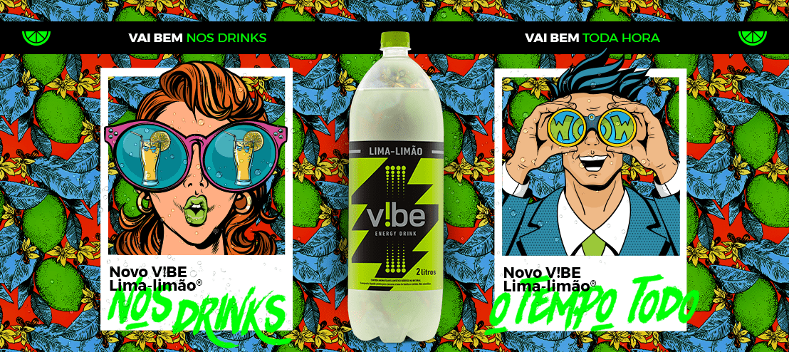 Vibe Energy Drink | Um energético para te acompanhar em qualquer lugar!