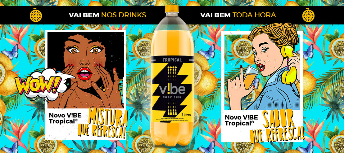 Vibe Energy Drink | Um energético para te acompanhar em qualquer lugar!